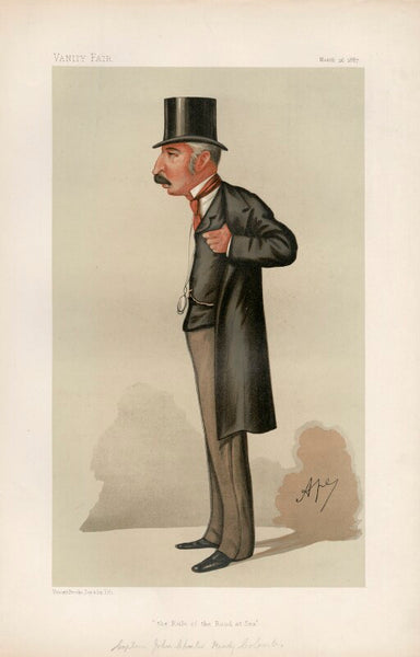 Sir John Charles Ready Colomb ('Statesmen. No. 516.') Greetings Card ...