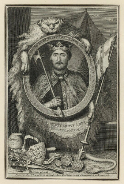 King Richard I ('the Lionheart') Portrait Print – National Portrait ...