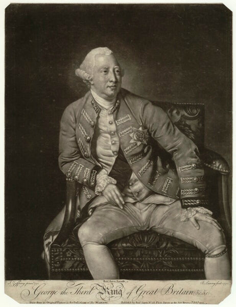 King George III Portrait Print – National Portrait Gallery Shop
