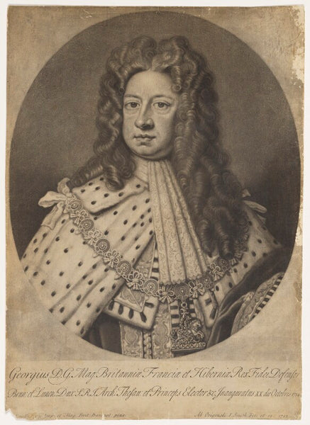King George I Portrait Print – National Portrait Gallery Shop