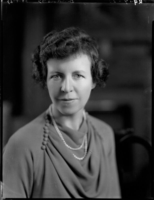 Frances Joan (née Dickinson), Viscountess Davidson Greetings Card ...