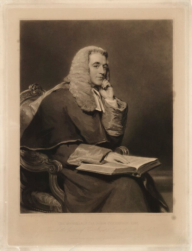 Sir John Taylor Coleridge Portrait Print – National Portrait Gallery Shop