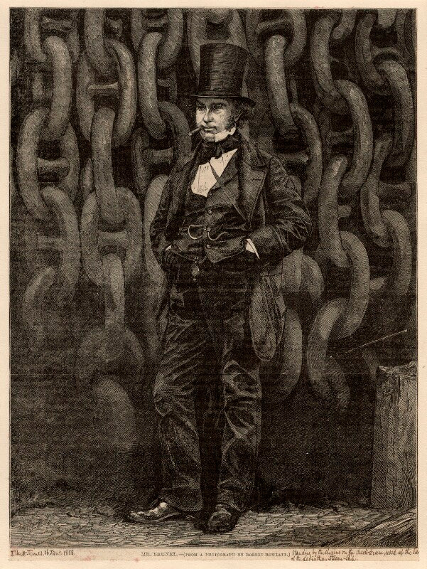 Isambard Kingdom Brunel Portrait Print – National Portrait Gallery Shop