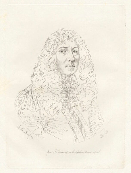 John Aubrey Portrait Print – National Portrait Gallery Shop