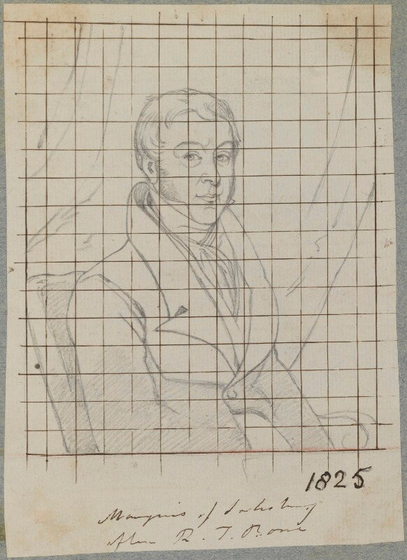 James Brownlow William Cecil, 2nd Marquess of Salisbury Portrait Print ...