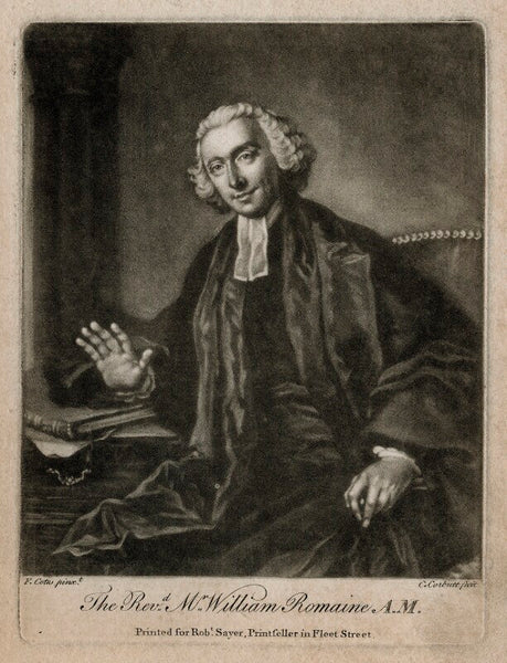 William Romaine Portrait Print – National Portrait Gallery Shop