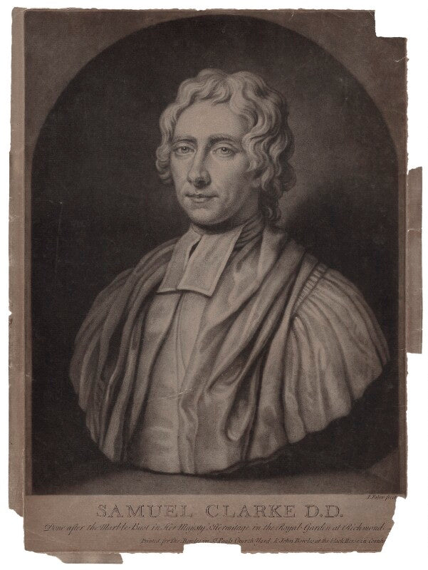 Samuel Clarke Greetings Card – National Portrait Gallery Shop