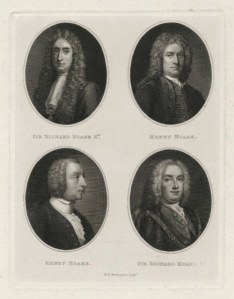 Sir Richard Hoare; Henry Hoare; Henry Hoare; Sir Richard Hoare Portrai ...