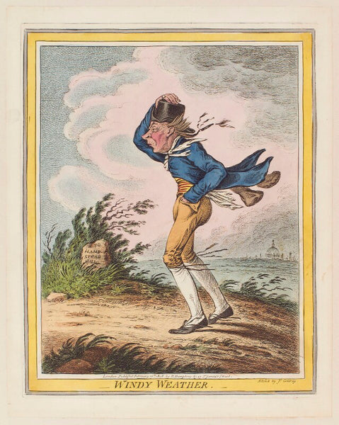 'Windy weather' Greetings Card – National Portrait Gallery Shop