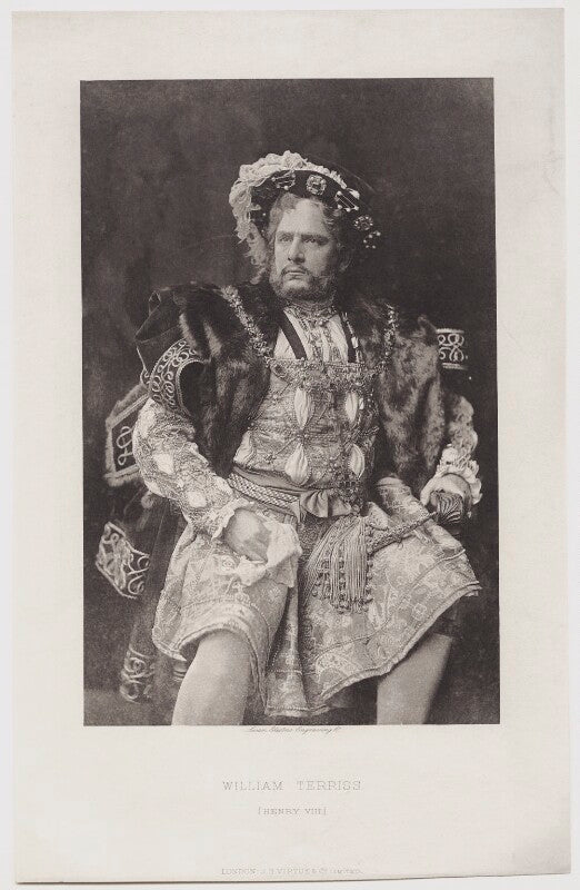 William Terriss (William Charles James Lewin) as the King in 'Henry VI ...