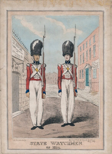 State Watchmen of 1829 Portrait Print – National Portrait Gallery Shop