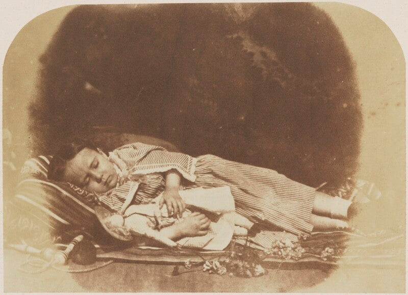 Sleeping Child (Miss Bell) Portrait Print – National Portrait Gallery Shop