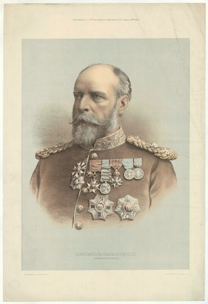 Sir Edward Bruce Hamley Portrait Print – National Portrait Gallery Shop