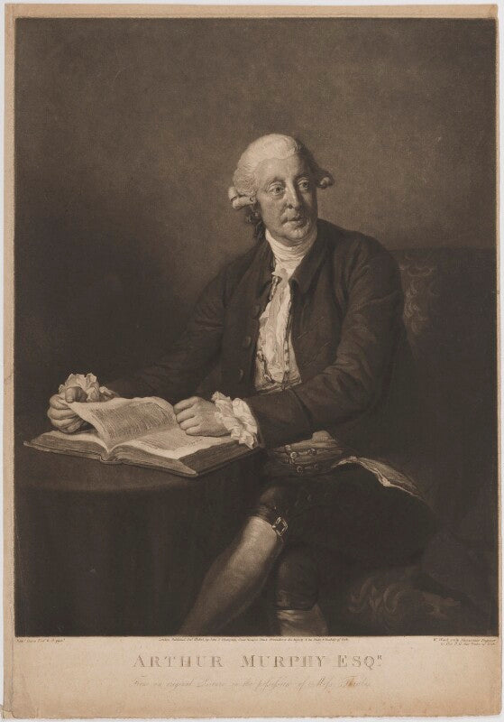 Arthur Murphy Greetings Card – National Portrait Gallery Shop