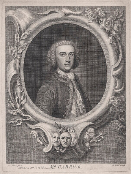 David Garrick Portrait Print – National Portrait Gallery Shop