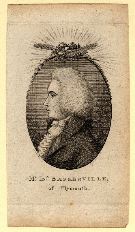 John Baskerville Portrait Print – National Portrait Gallery Shop