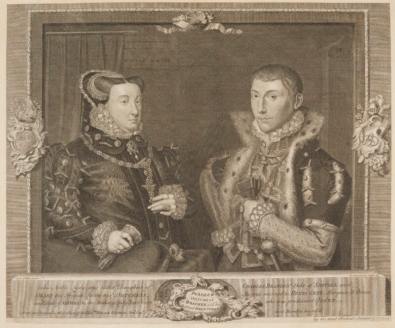 Mary Neville, Lady Dacre; Gregory Fiennes, 10th Baron Dacre Greetings ...