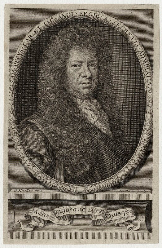 Samuel Pepys Portrait Print – National Portrait Gallery Shop