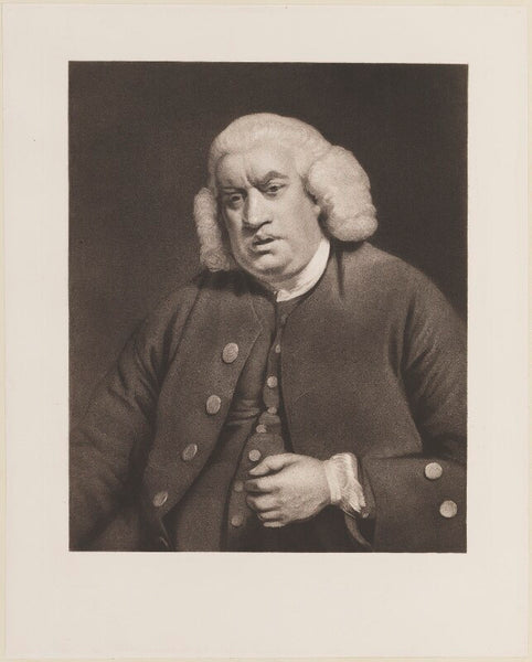 Samuel Johnson Portrait Print – National Portrait Gallery Shop