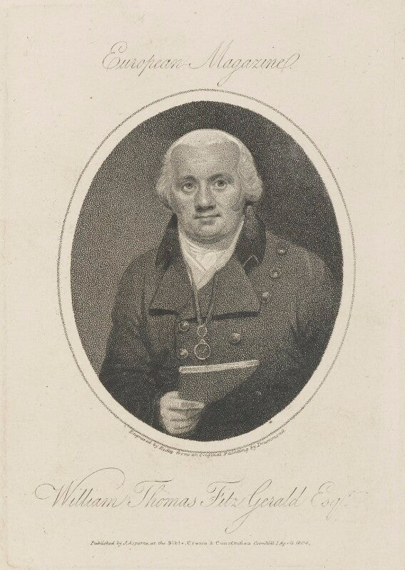 William Thomas Fitzgerald Portrait Print – National Portrait Gallery Shop