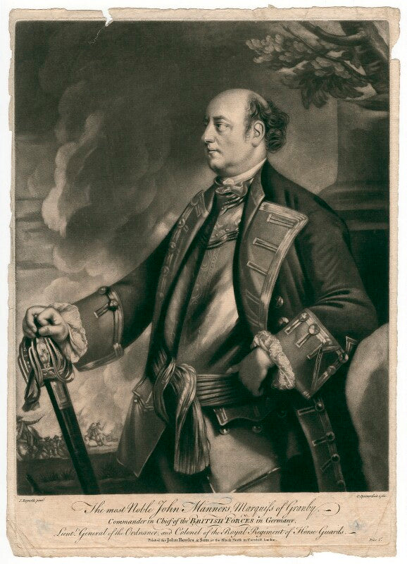 John Manners, Marquess of Granby Portrait Print – National Portrait ...