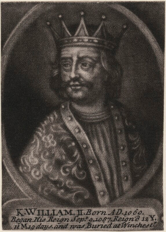 King William II ('Rufus') Portrait Print – National Portrait Gallery Shop