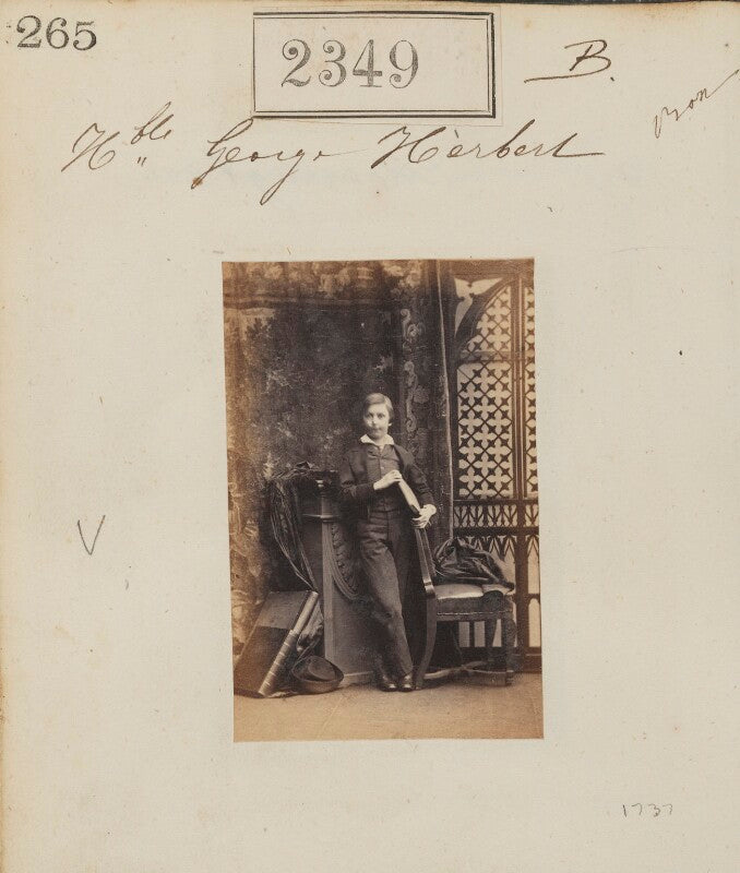 Hon. George Herbert Portrait Print – National Portrait Gallery Shop