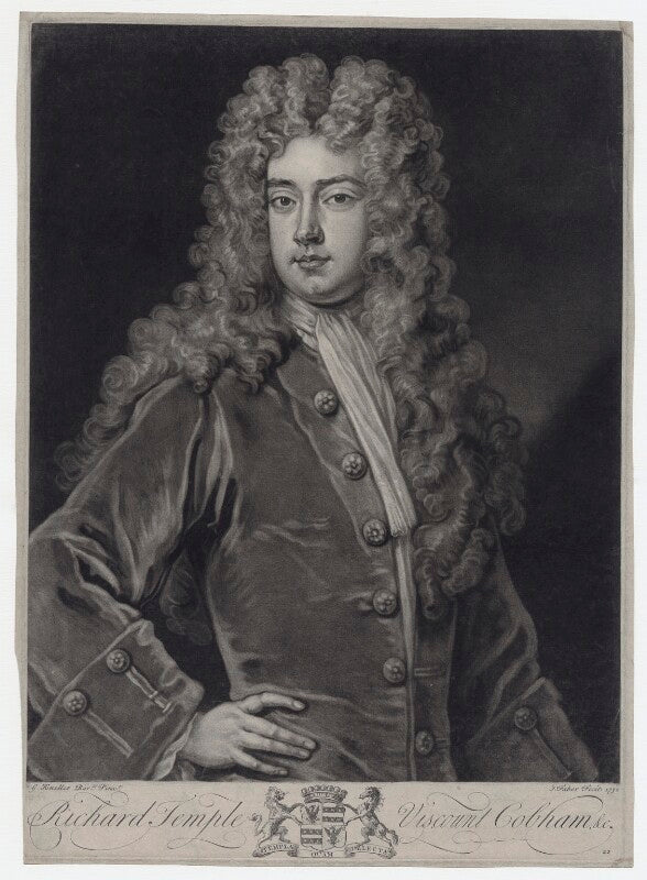 Richard Temple, 1st Viscount Cobham Portrait Print – National Portrait ...