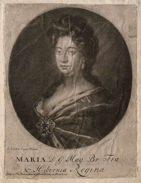 Queen Mary II Portrait Print – National Portrait Gallery Shop