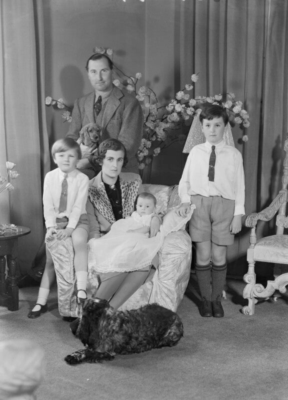 Hon. Somerset Arthur Maxwell with his family Portrait Print – National ...