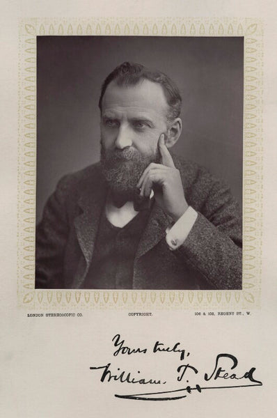 William Thomas Stead Portrait Print – National Portrait Gallery Shop