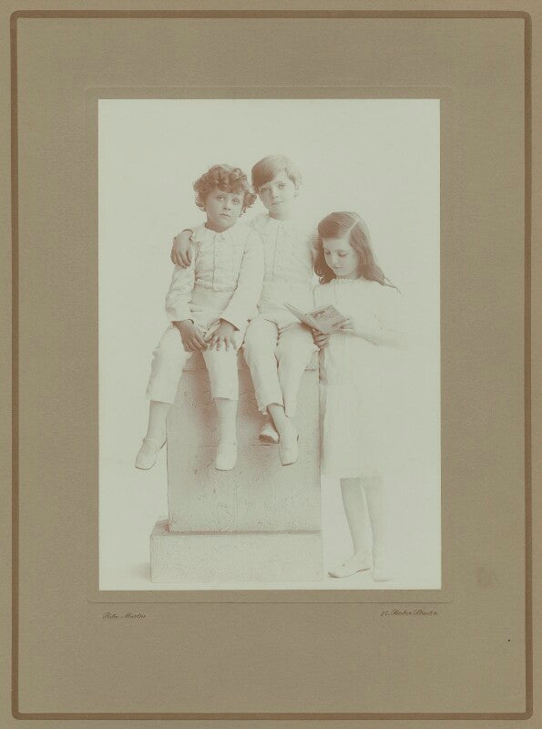 Richard Gatty; Oliver Gatty; Hester Sassoon (née Gatty) Portrait Print ...