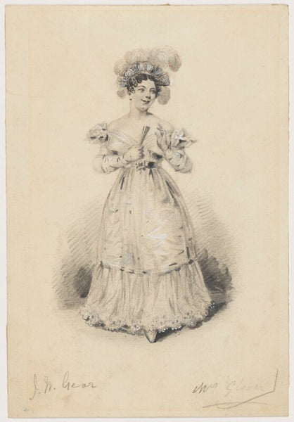 Julia Glover (née Betterton) as Mrs Candour Portrait Print – National ...