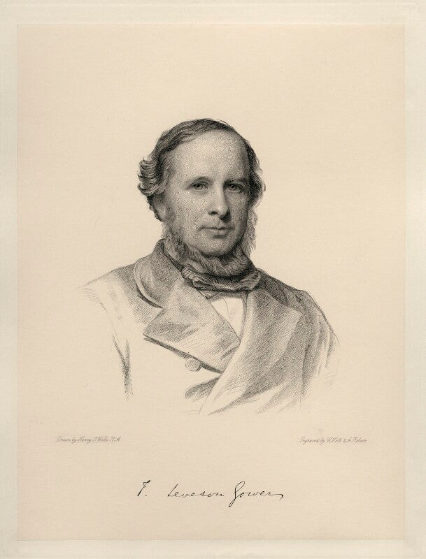 Hon. (Edward) Frederick Leveson-Gower Portrait Print – National ...