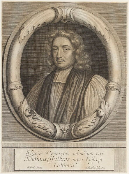 John Wilkins Portrait Print – National Portrait Gallery Shop