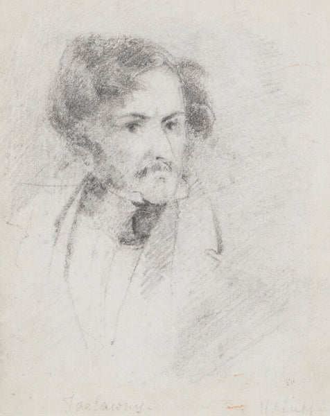 Edward John Trelawny Portrait Print – National Portrait Gallery Shop