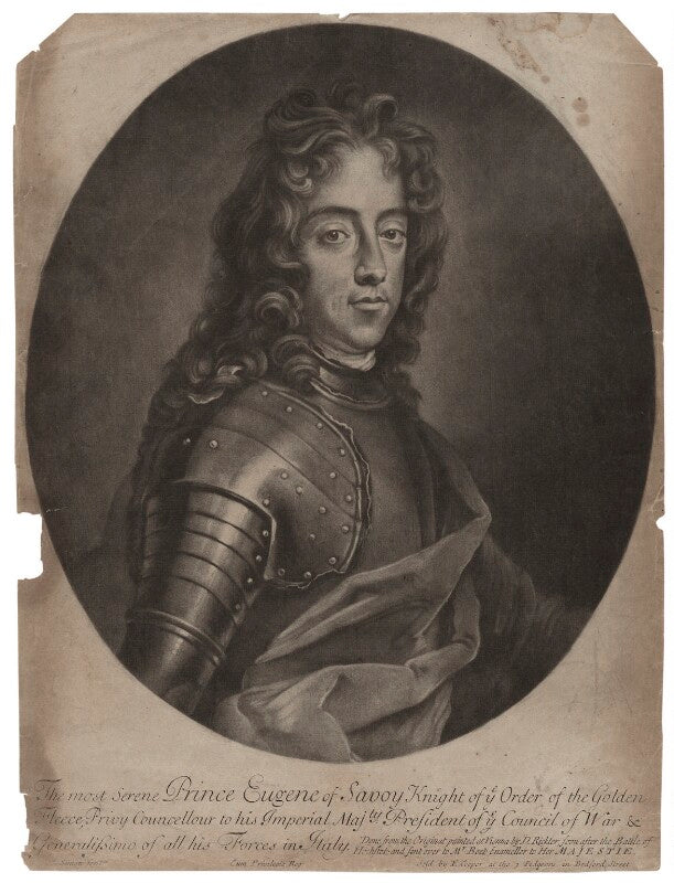 Prince Eugène of Savoy Portrait Print – National Portrait Gallery Shop