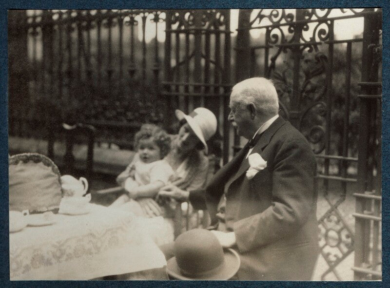 Philip Goodman with his mother and 6th Duke of Portland Greetings Card ...