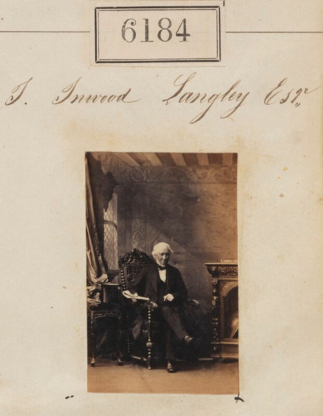 John Inwood Langley Portrait Print – National Portrait Gallery Shop