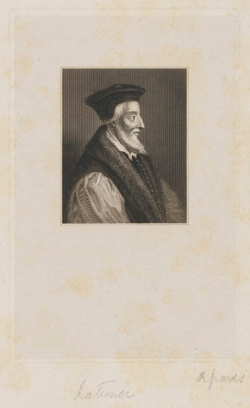 Hugh Latimer Portrait Print – National Portrait Gallery Shop