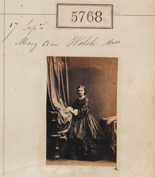 Miss Mary Ann Walsh Portrait Print – National Portrait Gallery Shop