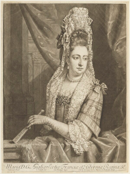 Queen Mary II Portrait Print – National Portrait Gallery Shop