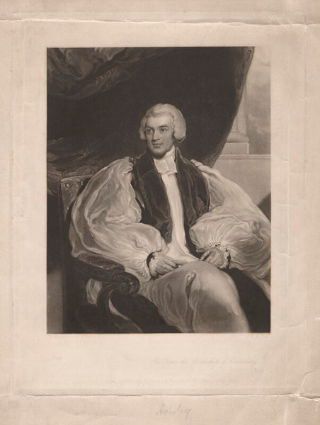 William Howley Portrait Print – National Portrait Gallery Shop