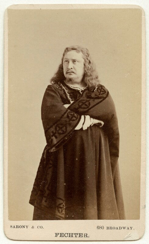 Charles Albert Fechter as Hamlet in 'Hamlet' Portrait Print – National ...