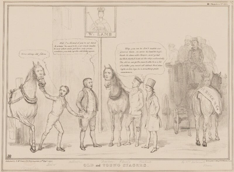 Old and Young Stagers Greetings Card – National Portrait Gallery Shop