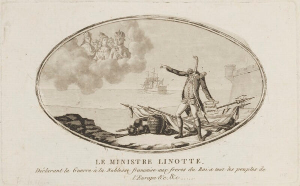 'Le ministre linotte' (Louis Marie Jacques Amalric, comte de Narbonne ...