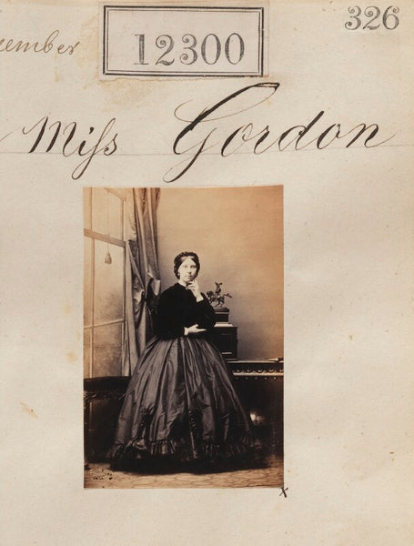 Miss Gordon Portrait Print – National Portrait Gallery Shop