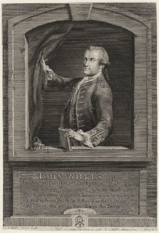 John Wilkes Greetings Card – National Portrait Gallery Shop