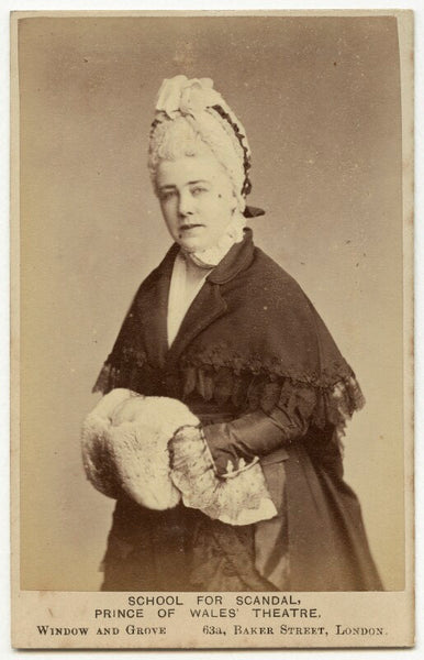 Marie Effie (née Wilton), Lady Bancroft as Lady Teazle in 'The School ...