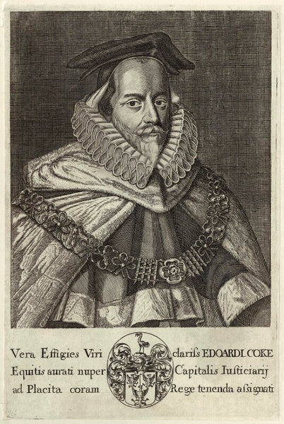 Sir Edward Coke Portrait Print – National Portrait Gallery Shop